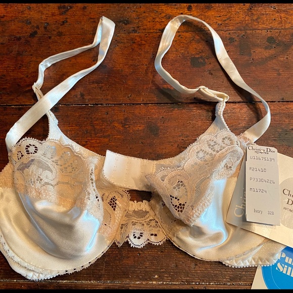 Dior | Intimates & Sleepwear | Christian Dior Vintage Pure Silk Bra ...